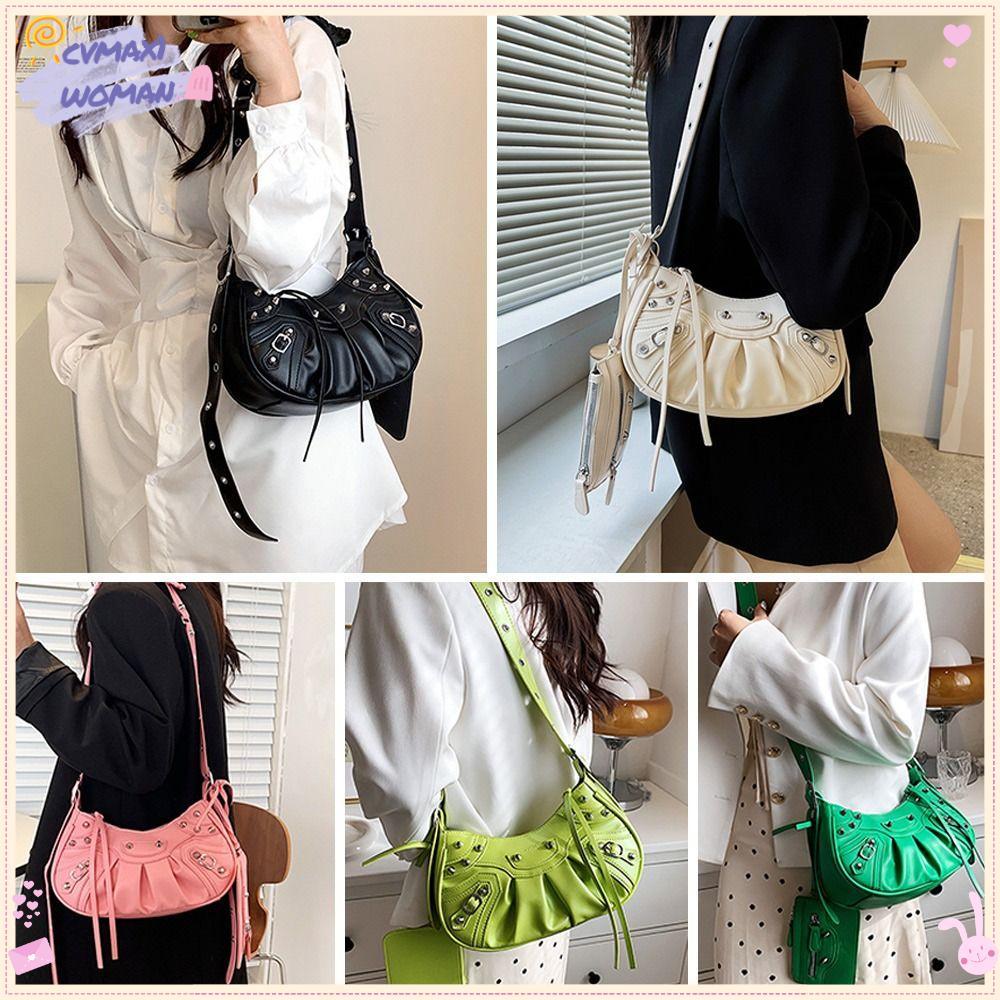 CYMX กระเป๋าメッセンเจอร์หนังPUสไตล์แฟชั่น ดีไซน์ประณีต ปิดด้วยซิป | Shopee ...