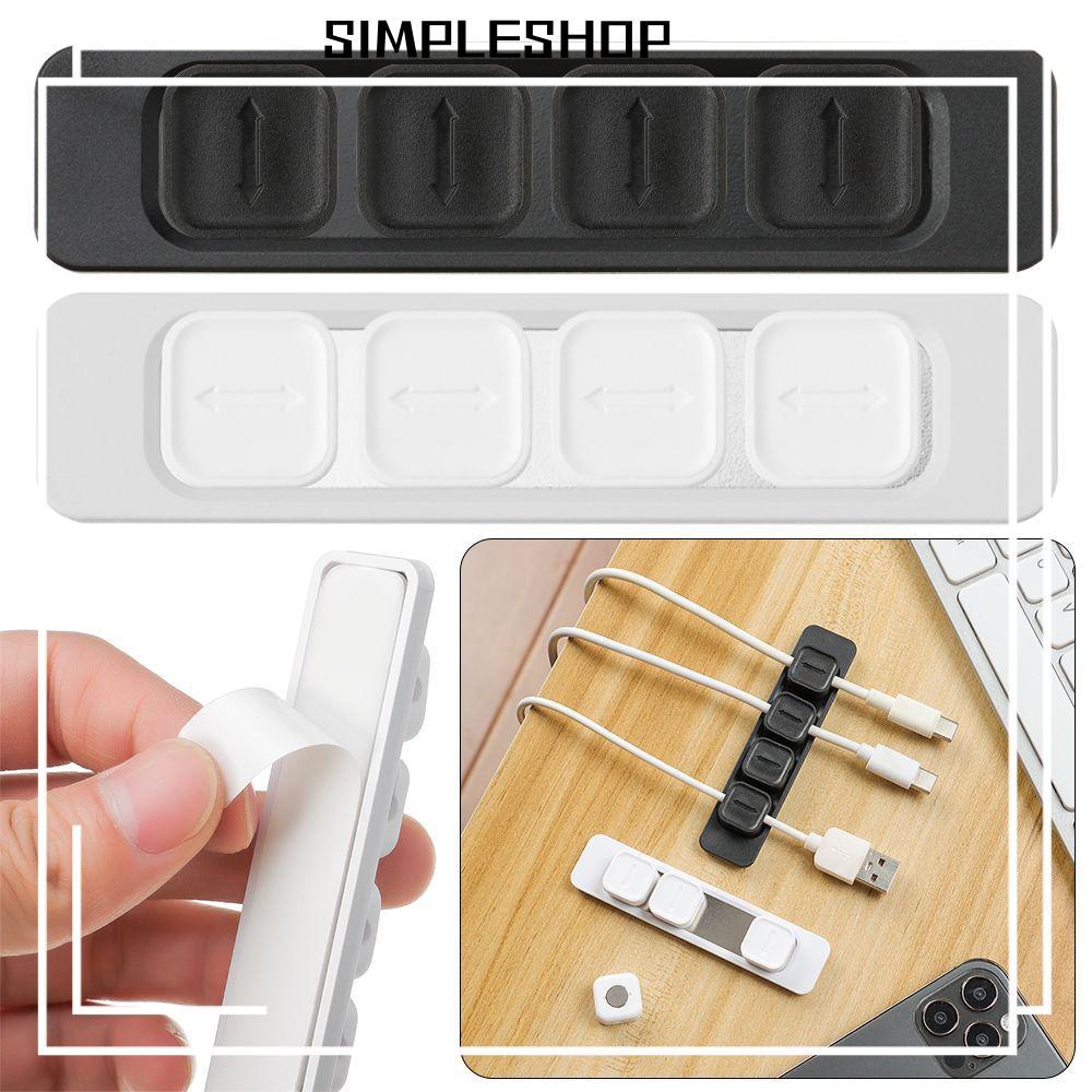 SIMPLESHOP การจัดการสายเคเบิลซิลิโคน DIY USB Charger Home Office ...