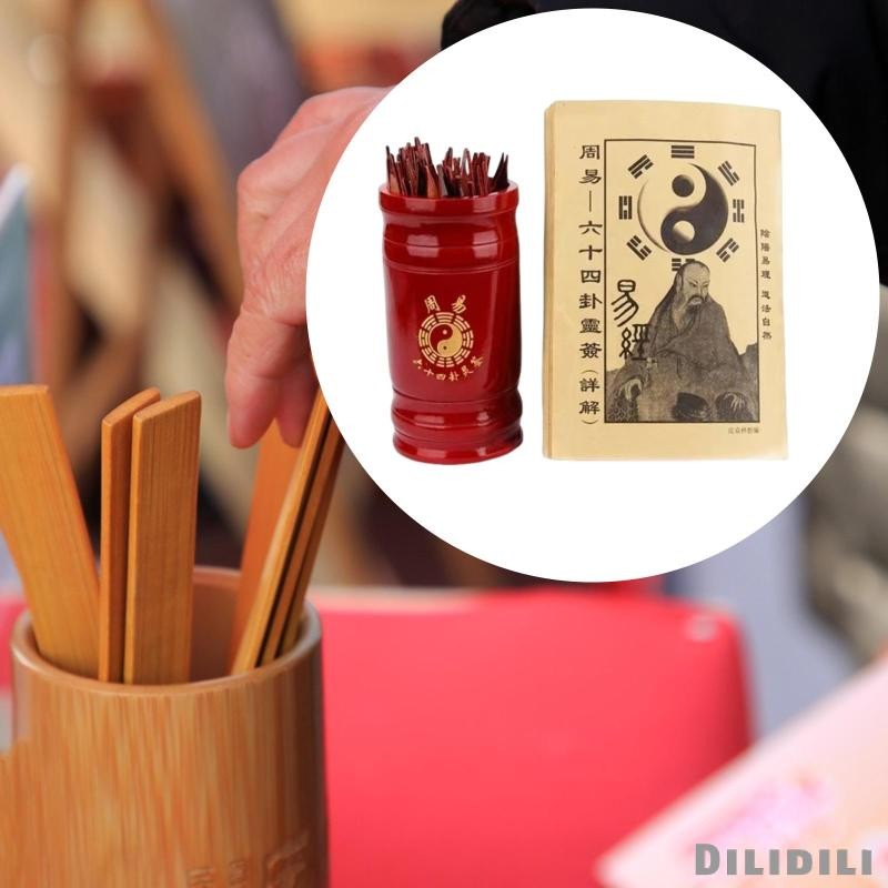 [Dilidili] I Ching Chinese Divination Set Yi Jing Divination Props แบบ ...