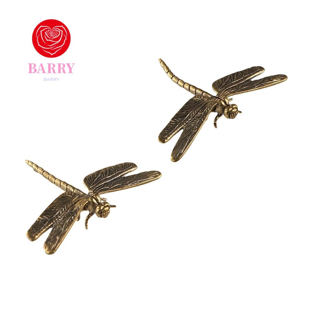 ตุ๊กตาแมลงปอทองเหลือง BARRY, ทองแดงเหมือนจริงรูปปั้นแมลงปอขนาดเล็ก ...