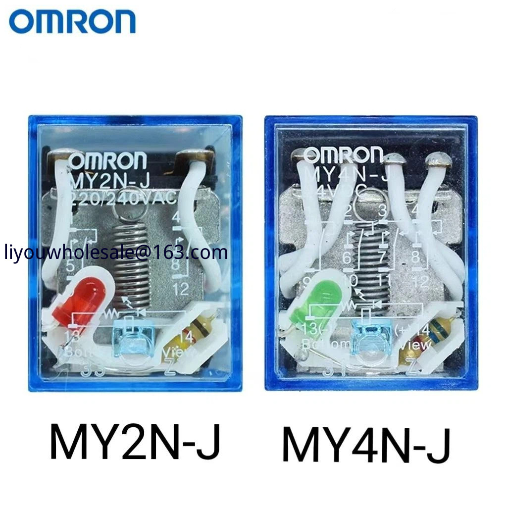 Omron Small Intermediate Relay MY2N-JDC24V MY4N-J AC220V MY2N-GS14 Pin ...