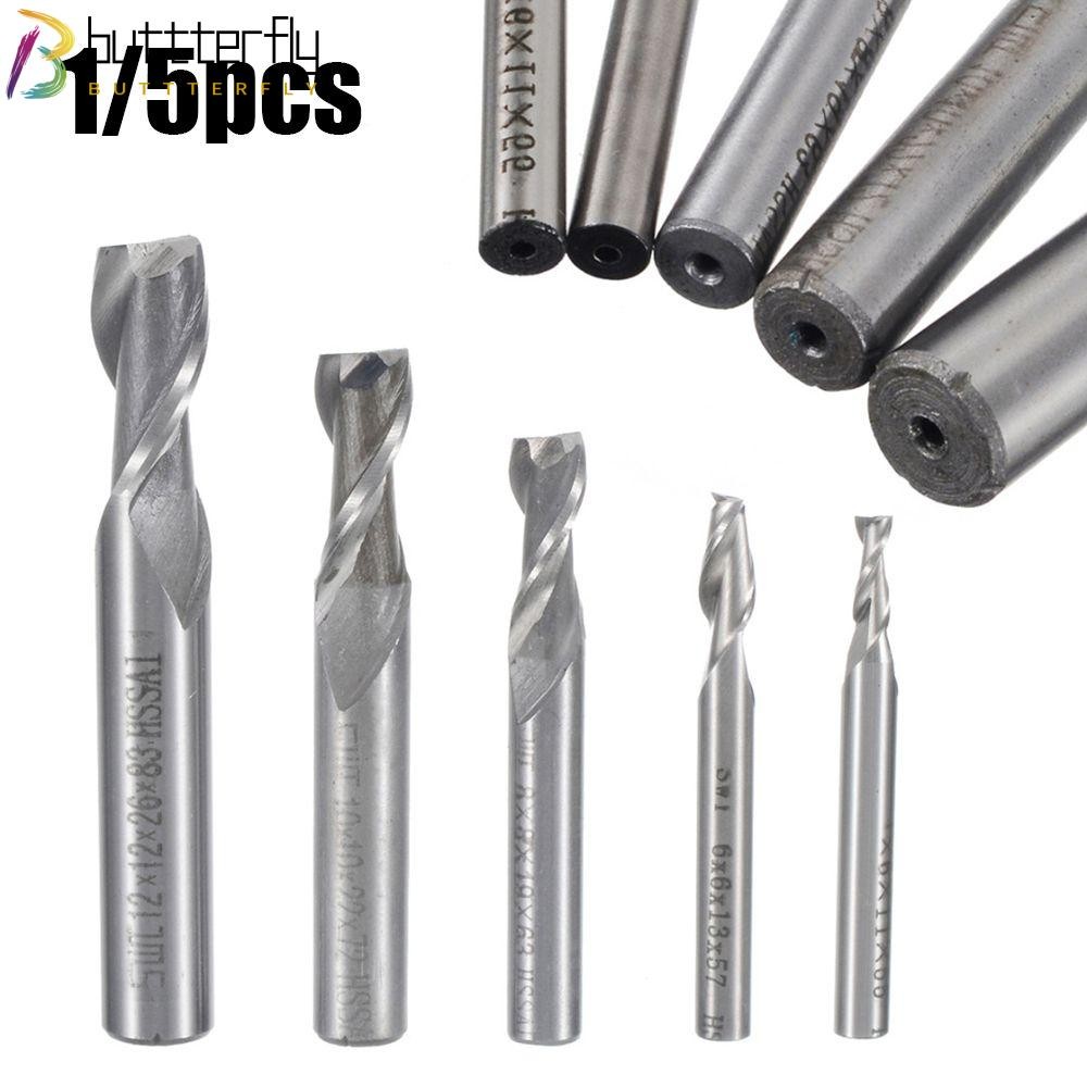 BUTTTERFLY 1/5pcs CNC Straight Shank คุณภาพสูงไม้-Cutter เครื่องมือ 2 ...