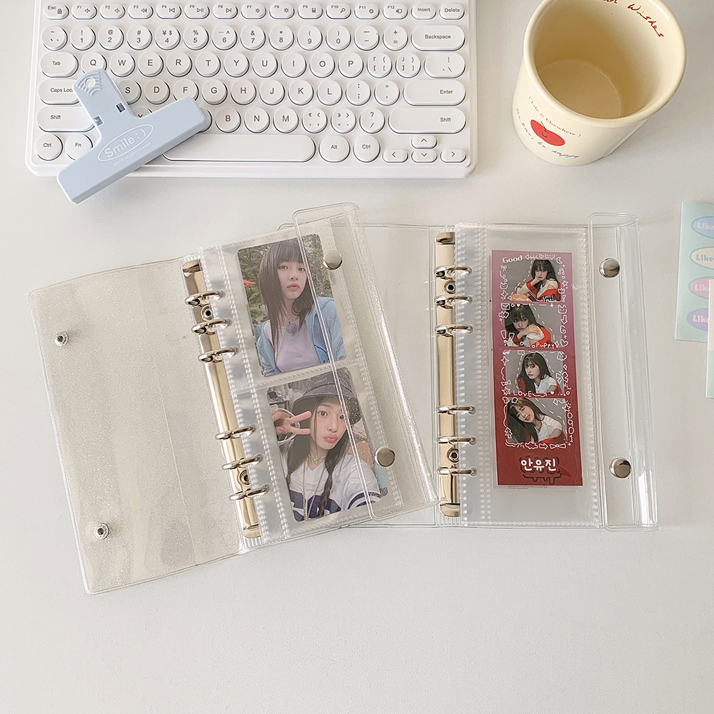 แฟ้มการ์ด photo album Hisocute Life Four-Grid โปร่งใสหลวม-Leaf อัลบั้ม ...