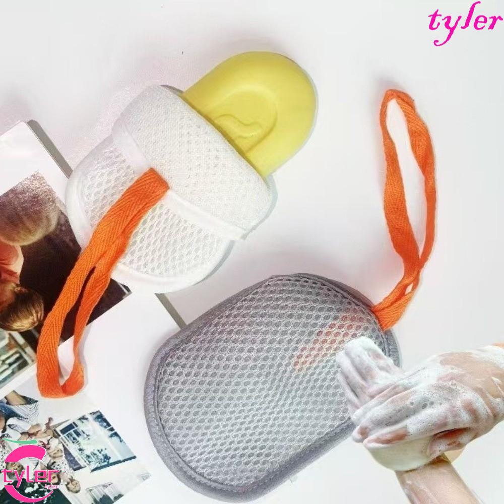 TYLER 10 ชิ้นสบู่ถุงตาข่าย, Drawstring Reusable Soap Foaming Net ...