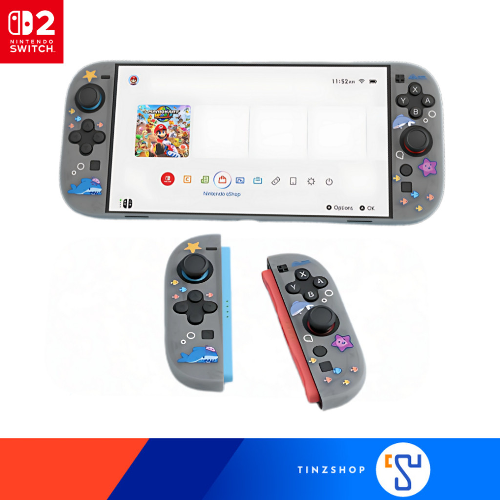 [ส่งด่วน] [ Switch2 ] GeekShare Case : Shark Party for Nintendo Switch ...