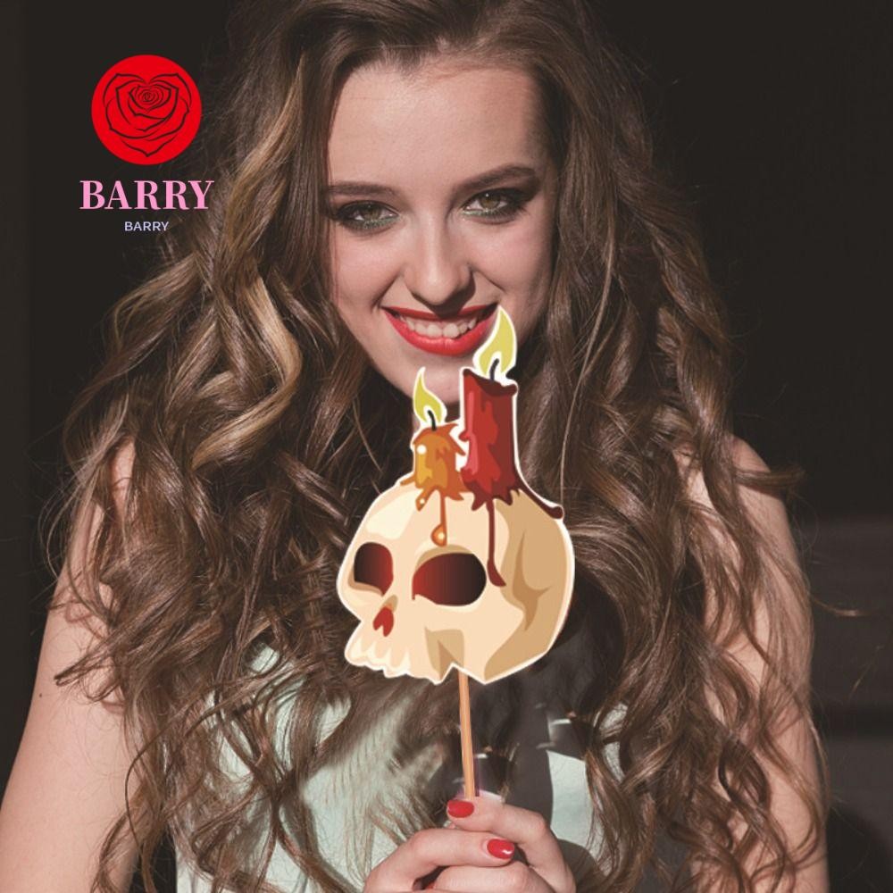 BARRY 20 ชิ้น Happy Halloween Photography Props, การ์ตูนฟักทอง Ghost ...