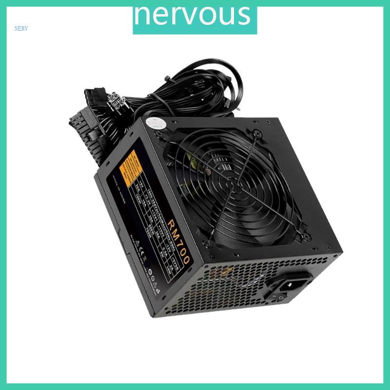 NERV RM700 700W คอมพิวเตอร์เดสก์ท็อปแหล่งจ่ายไฟวิ่งเงียบสําหรับเล่นเกม ...