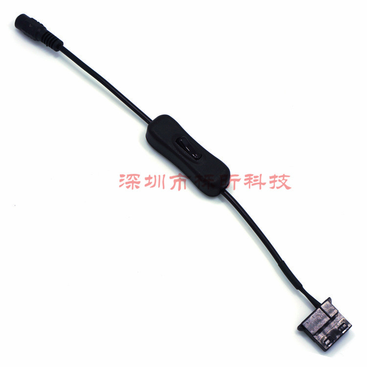 12V Power Adapter Adapter Cable DC5521 to Large 4pin Computer Case CPU ...