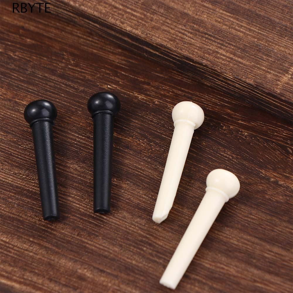 RBYTE กีตาร์สะพาน Pins หมุดชิ้นส่วนกีตาร์เปลี่ยนทนทาน String Pins ...
