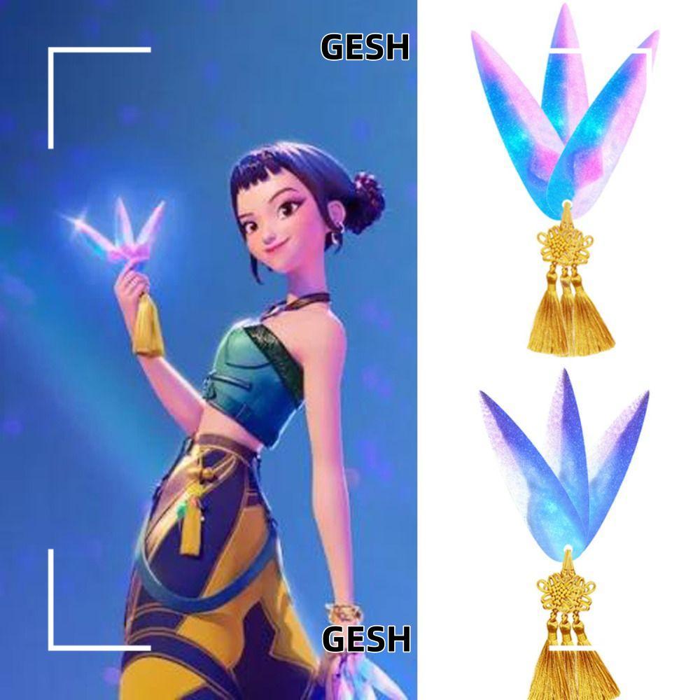 GESH 1/3PCS คอสเพลย์ไฟ Boomerang,เรซิ่นฮาโลวีน Carnival Roleplay Props, Cool Girl Group Idol ...