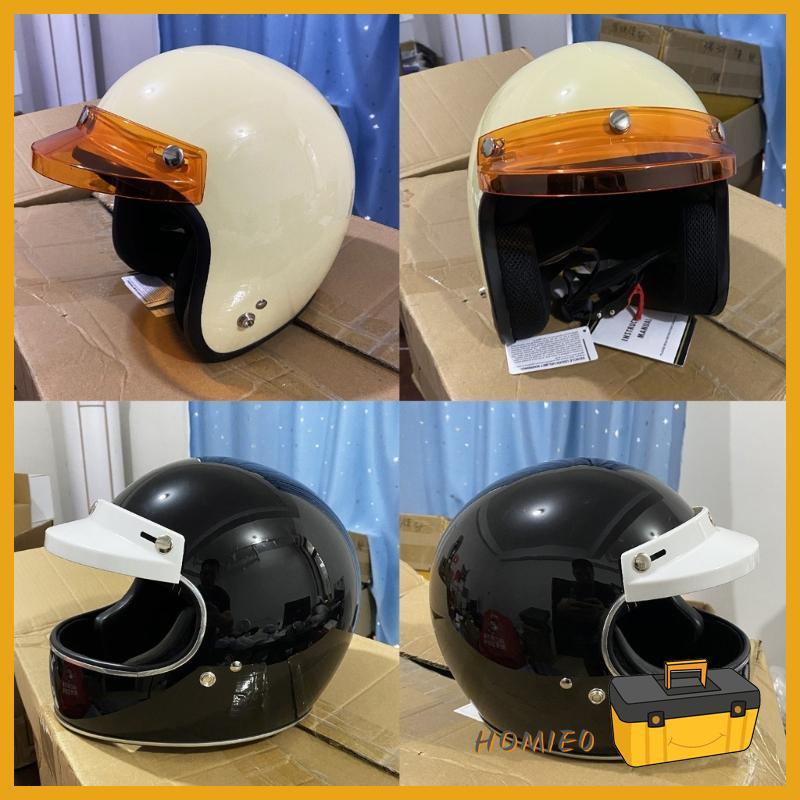 HOMIE0 Anti-UV 3 Snap-Button Visor Shield เลนส์ Visor Flip Up Wind ...