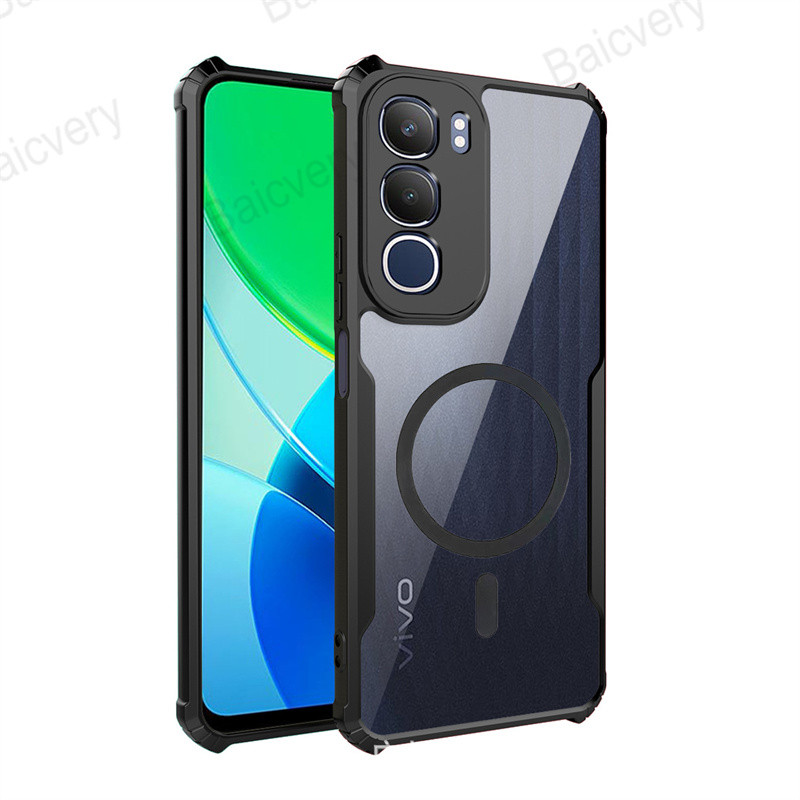 สําหรับ VIVO Y31 5G V2521 / Y21D 4G Anti-Drop อะคริลิคฝาครอบป้องกันสติก ...