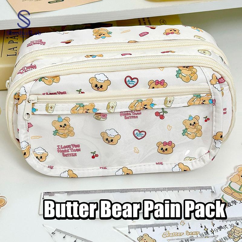 StardustLab Kawaii Hello Kitty Pain Pouch Pencil Case ความจุขนาดใหญ่ ...