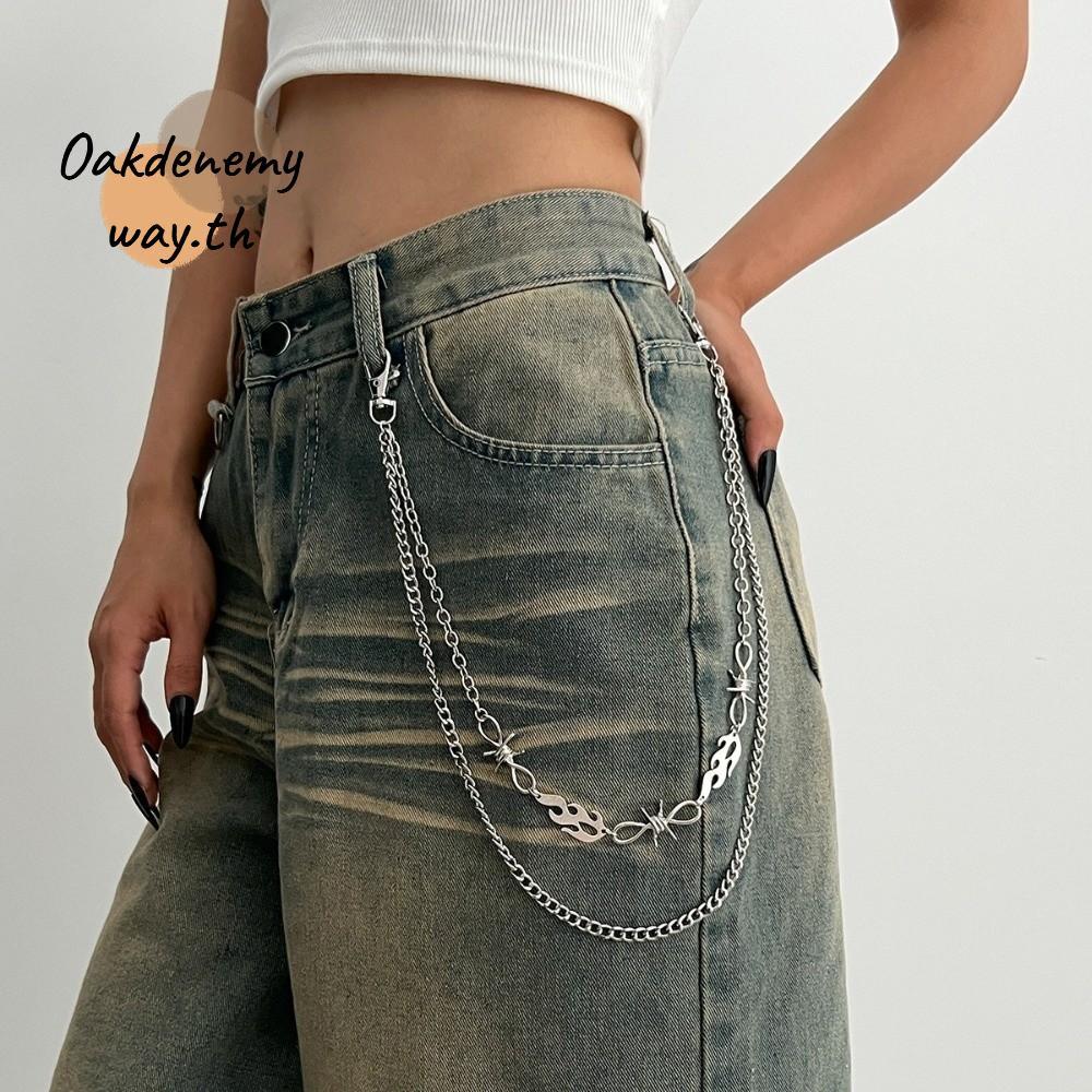 จี้กางเกง Multilayer Punk สไตล์Hip HopและPunk โลหะสำหรับเครื่องประดับ ...