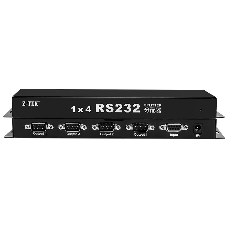 Z-TEK RS232 Serial Port Splitter One-In Four-Out ztek Splitter ...
