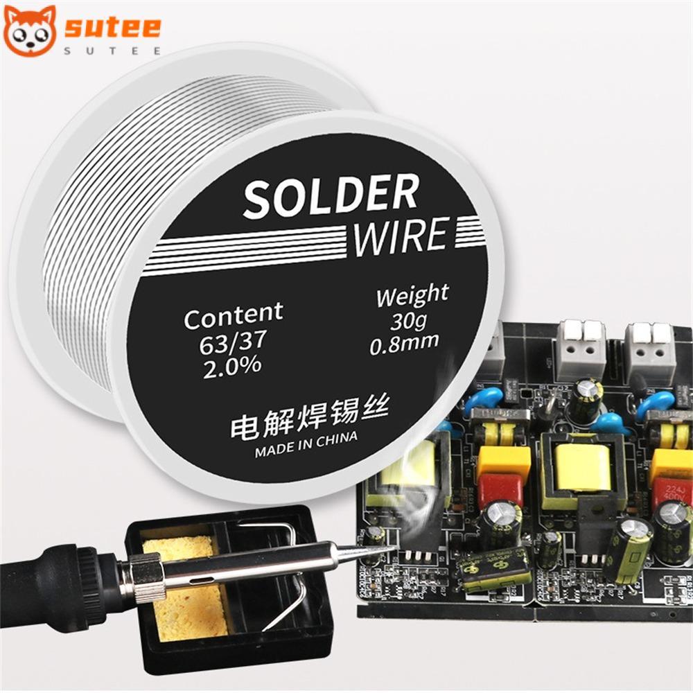 SUTEE 30g 0.8 มม. Corel Solder ความบริสุทธิ์สูง FLUX 2.0% เครื่องมือ ...