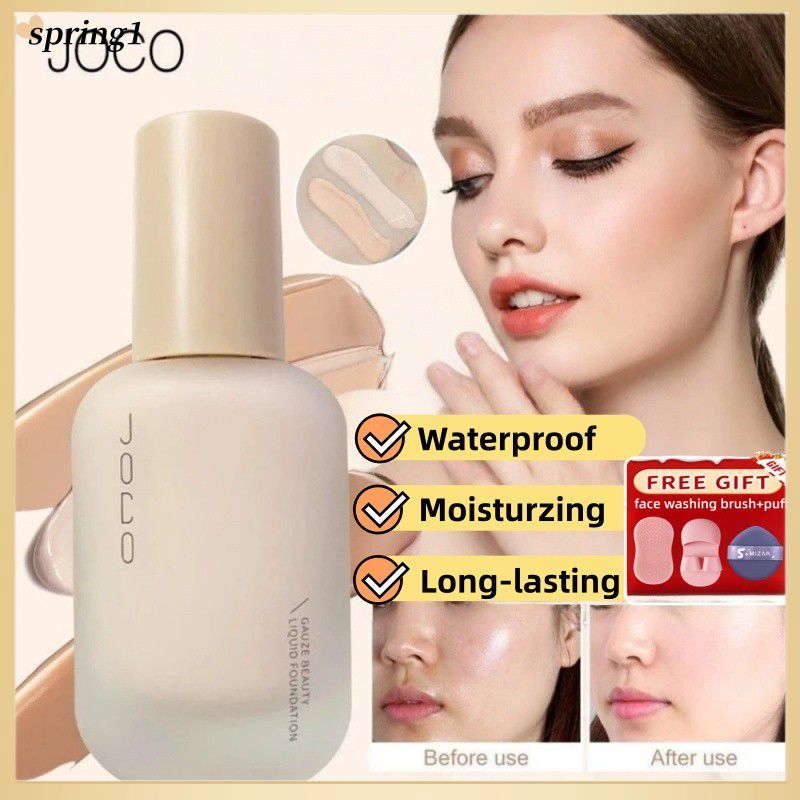 【ของขวัญ】รองพื้นเนื้อลิควิด JOCO Muscle Light Yarn Foundation Concealer ...