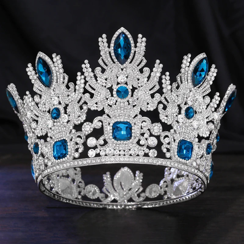 Beauty pageant high-end full-crown bride, crown hair accessory, laurel ...