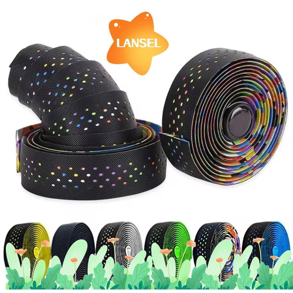 LANSEL เทปแฮนด์จักรยาน หลายสี ระบายอากาศ กันลื่น ทนทาน | Shopee Thailand