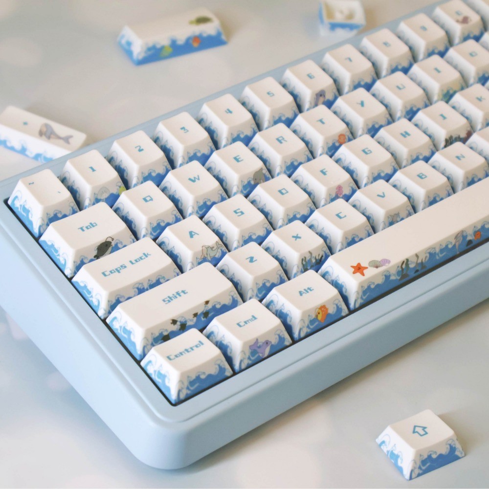 Deep Sea Party Keycaps 140 คีย์โปรไฟล์เชอร์รี่ PBT Mechanical Keycap ...