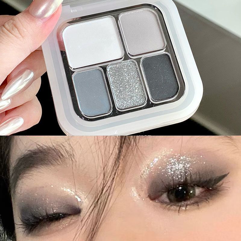 ของแท้ World-weary Black Swan Five-color Eyeshadow Palette เกาหลี ...