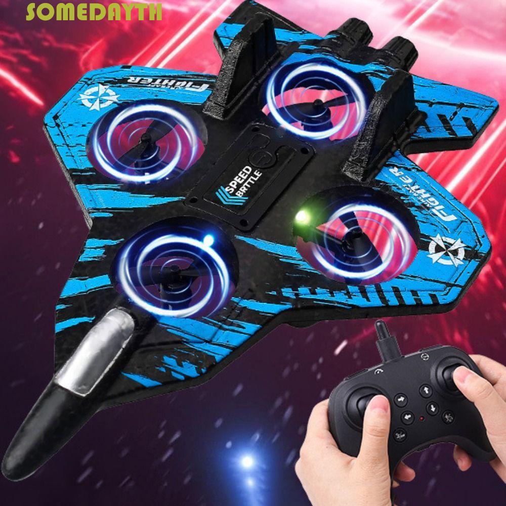 SOMEDAY สี่มอเตอร์เฮลิคอปเตอร์ของเล่น, Gravity Sensing 2.4G Stunt รีโมทคอนโทรลโฟม Fighter ...