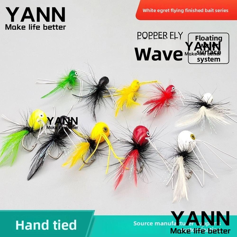 YANN ลอย Popper, เหยื่อปลาลักษณะเหมือนแมลง Mayfly สำหรับตกปลาบนผิวน้ำ ...