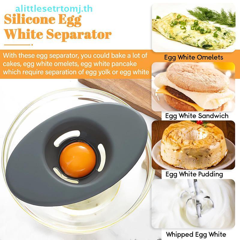 Alittlese Egg White Separator Egg White Strainer Food-Silicone Small ...