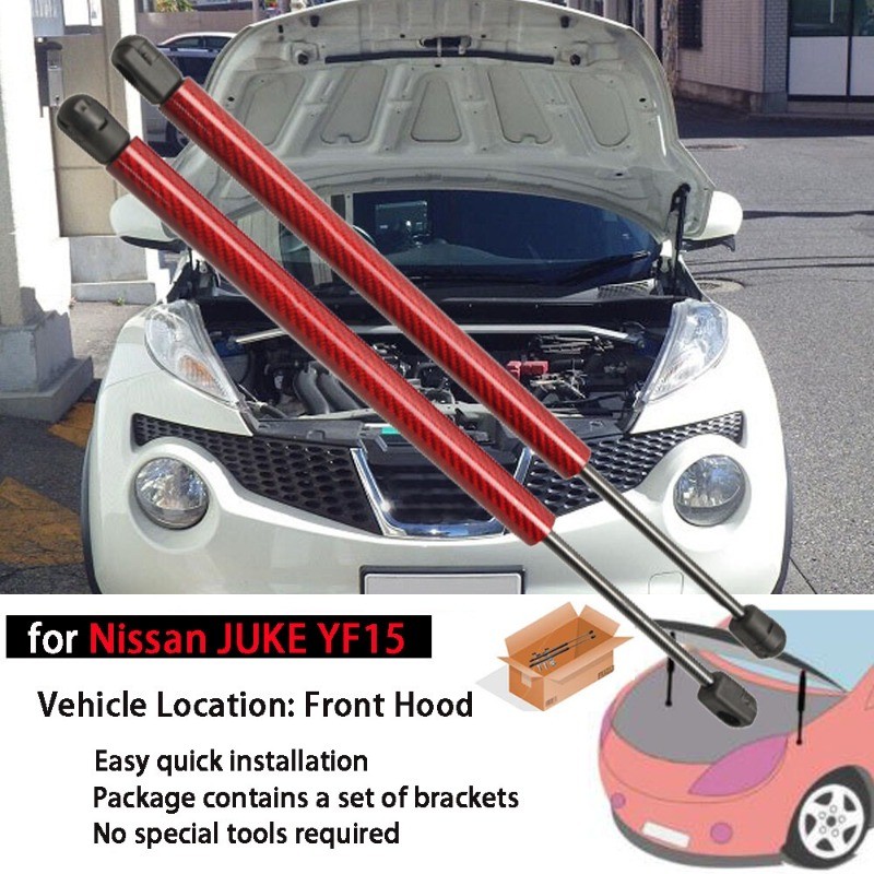 LT 2PCS ปรับเปลี่ยนแก๊ส Struts สําหรับ 2010-2019 Nissan Juke F15 YF15 ...