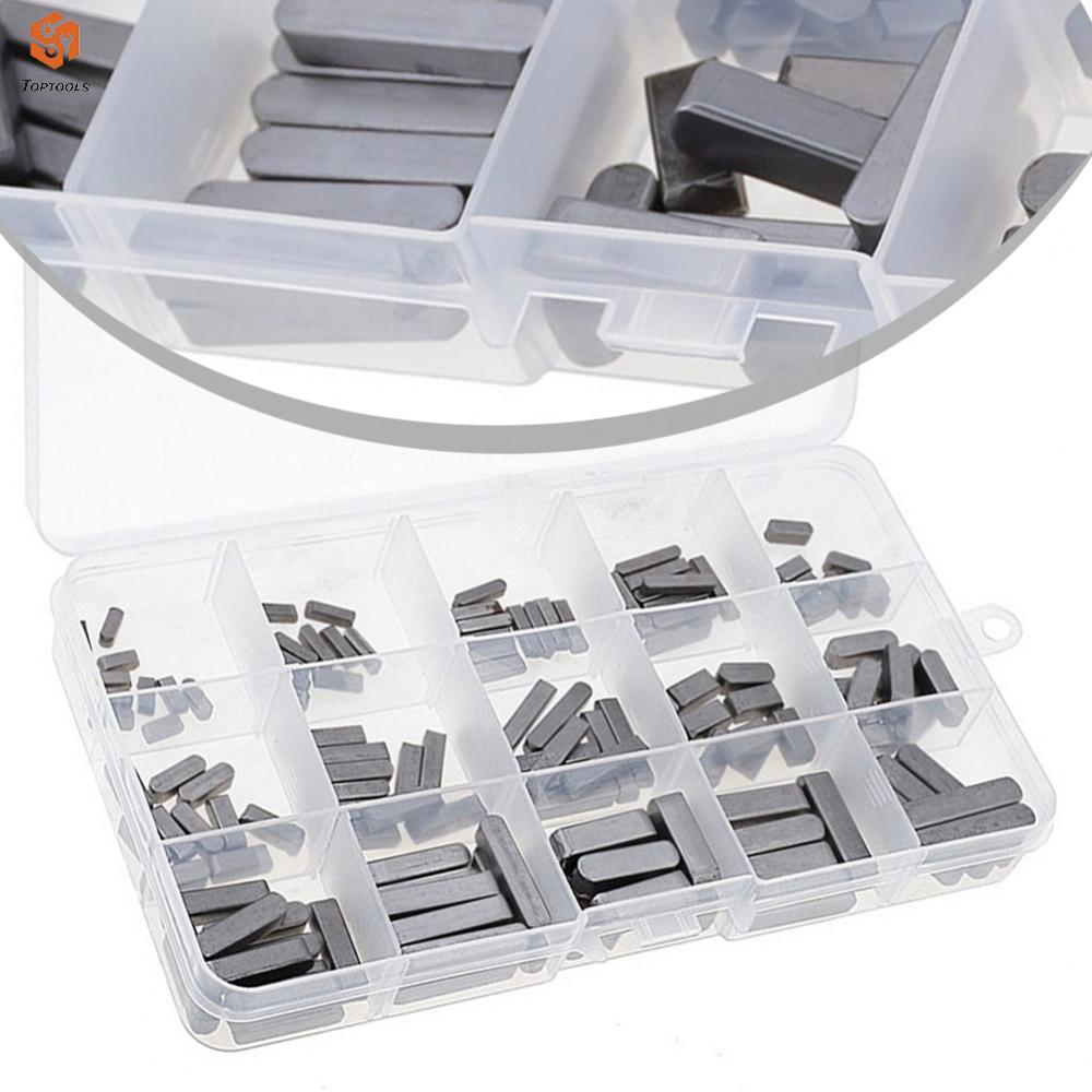 เหล็กคาร์บอน 140PC Key Spring Wedges Hub Shaft Axle Wedges Assortment ...