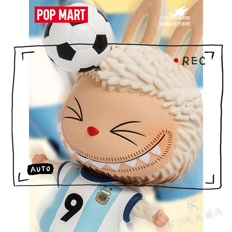 LABUBU Argentina Football Mystery Box Pop Mart ของแท้ LABUBU Messi ...