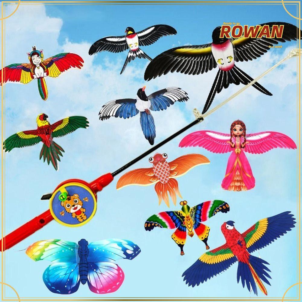 ROWANTH ขนาดใหญ่ Eagle Kites สวนกีฬากลางแจ้งการ์ตูน DIY ของเล่น Flying ...