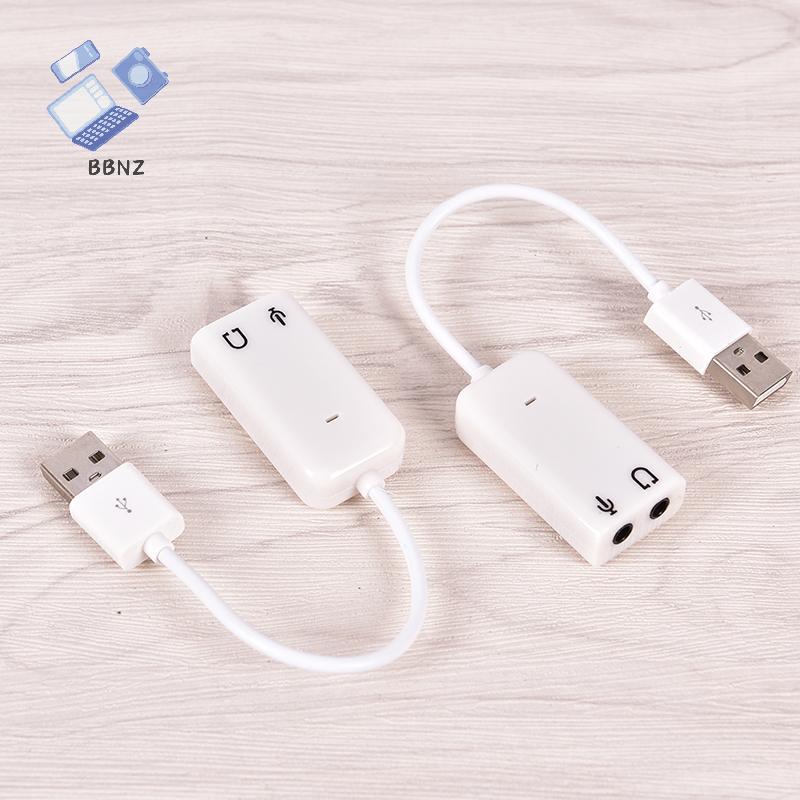 [BBNZ] อะแดปเตอร์เสียง USB เป็นแจ็คขนาดเล็ก 3.5 มม. ไมโครโฟนสําหรับ ...