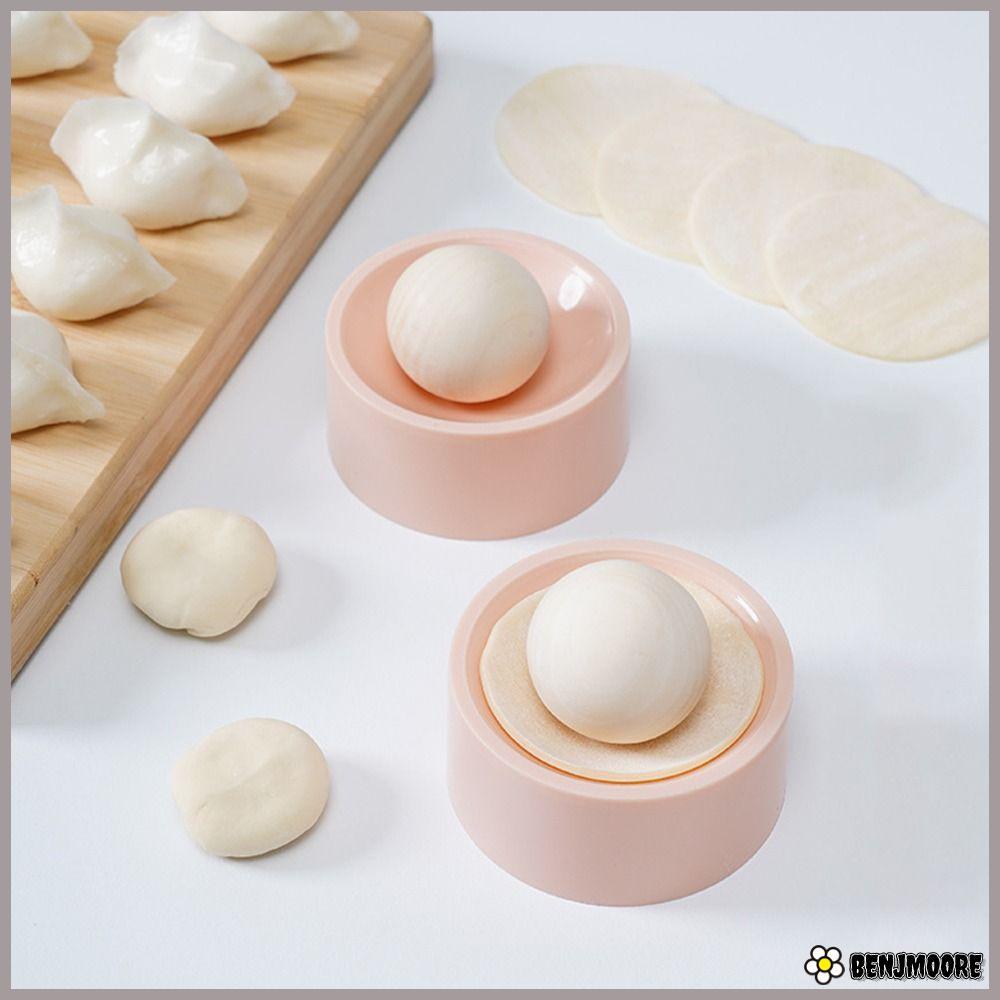 BENJMOORE Dumpling Maker,รูปรอบ Pastry Tool Dumpling Wrapperกด,ทนทาน ...