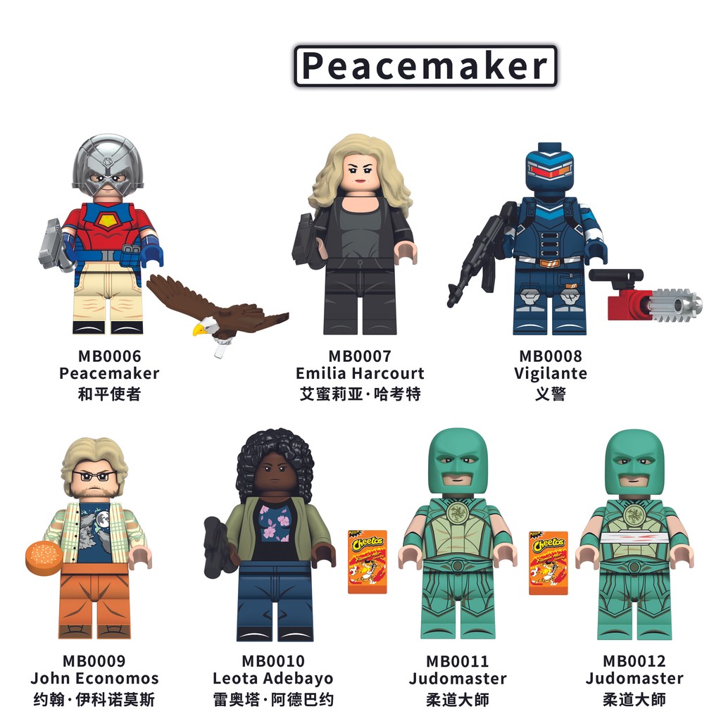 Peacemaker Emilia Harcourt Judomaster Economos Leota Adebayo ตัวเลข ...