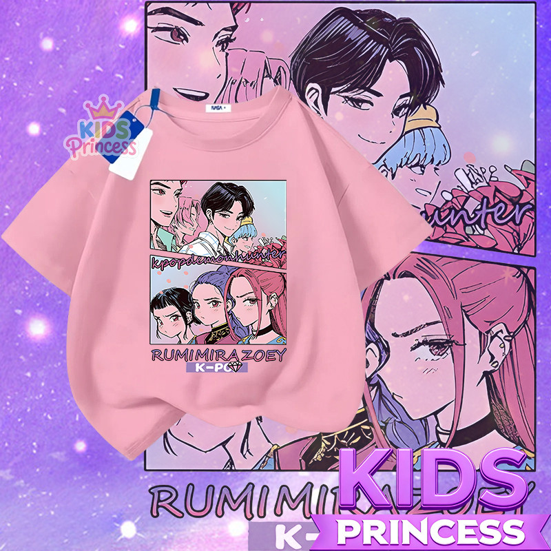 COD (จัดส่งตลอด 24 ชั่วโมง) Kpop Demon Hunters ผ้าฝ้าย 100% เสื้อเชิ้ต ...