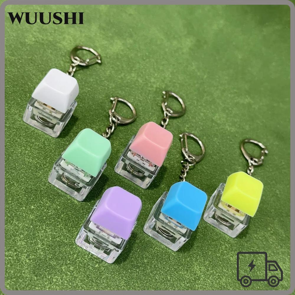 WUSHI Finger Keyboard Caps, Keycap Keys ปุ่ม Fidget พวงกุญแจ, บรรเทา ...