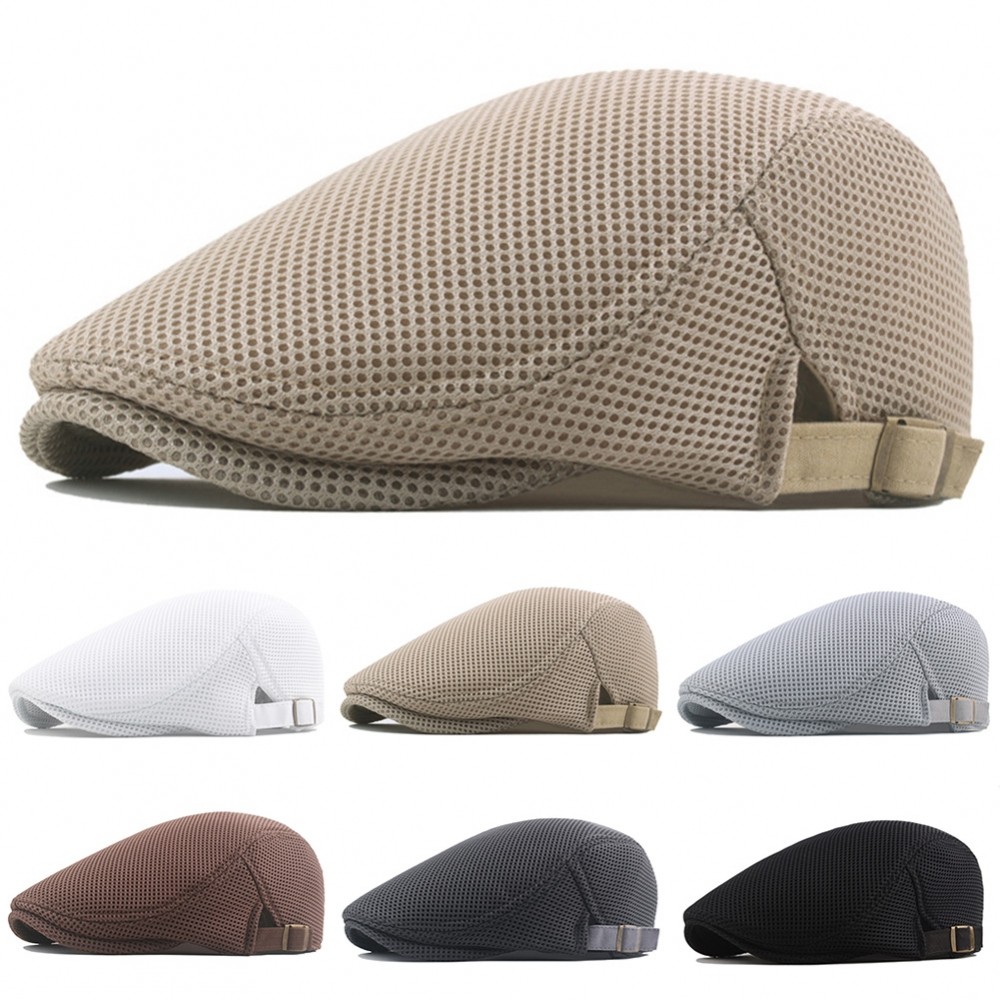 หมวก Ascot Flat Cabbie Cap แบบปรับได้ เหมาะสำหรับวันร้อน และป้องกันแสง ...