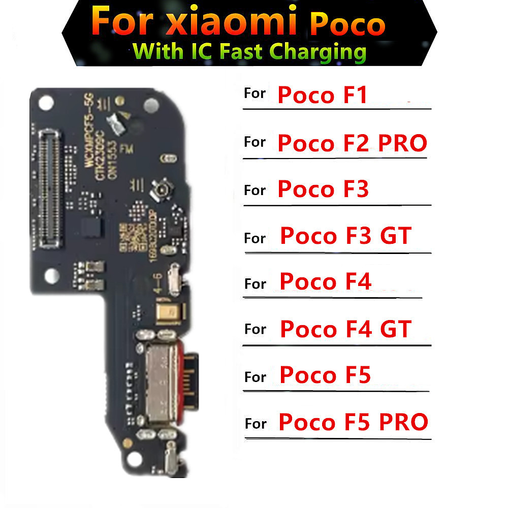 ชาร์จสําหรับ Xiaomi Poco F1 F2 Pro F3 GT F4 GT F5 Pro USB ชาร์จพอร์ต ...