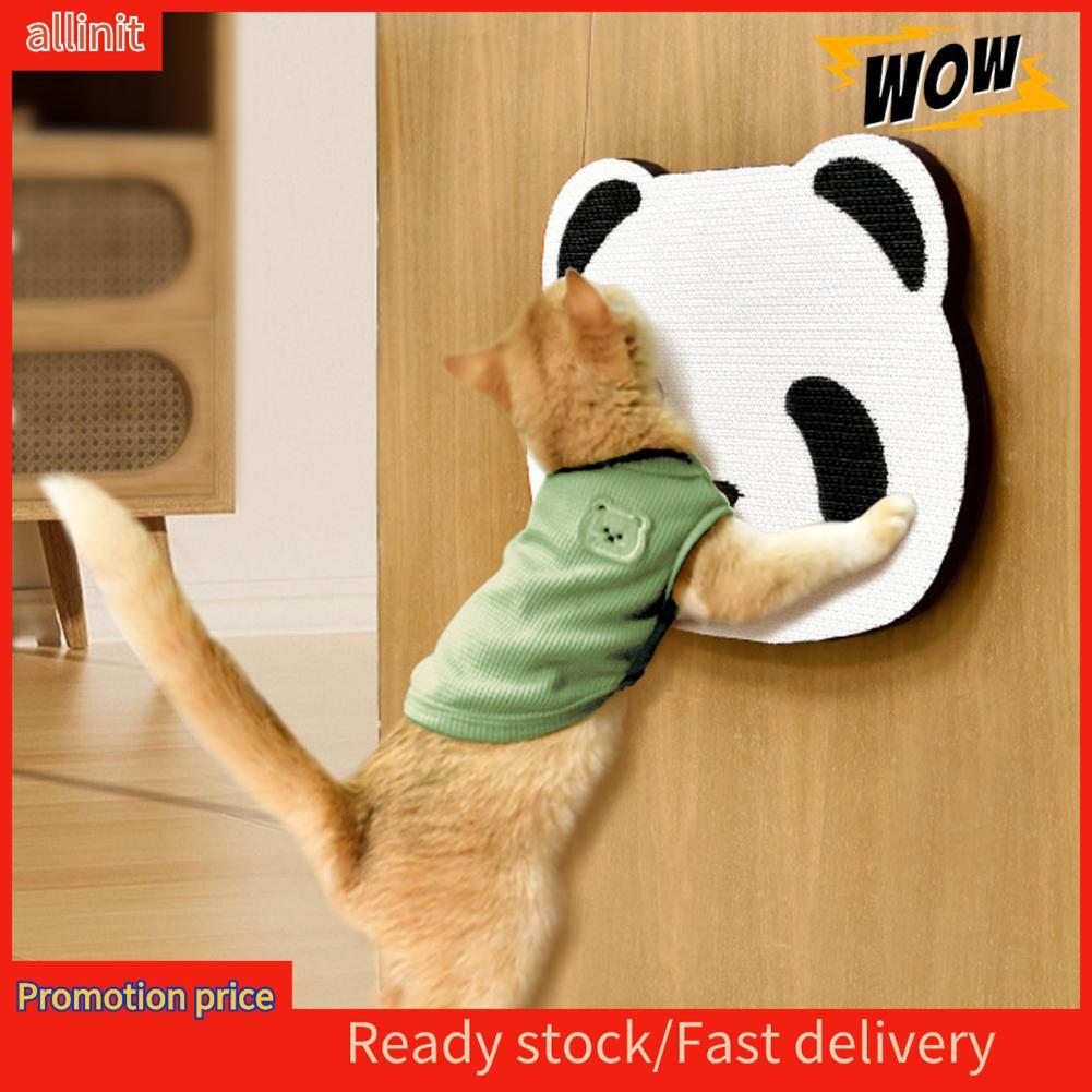 Allinit Cat Scratching BoardติดผนังPandaรูปร่างลูกฟูกกระดาษScratch Claw ...