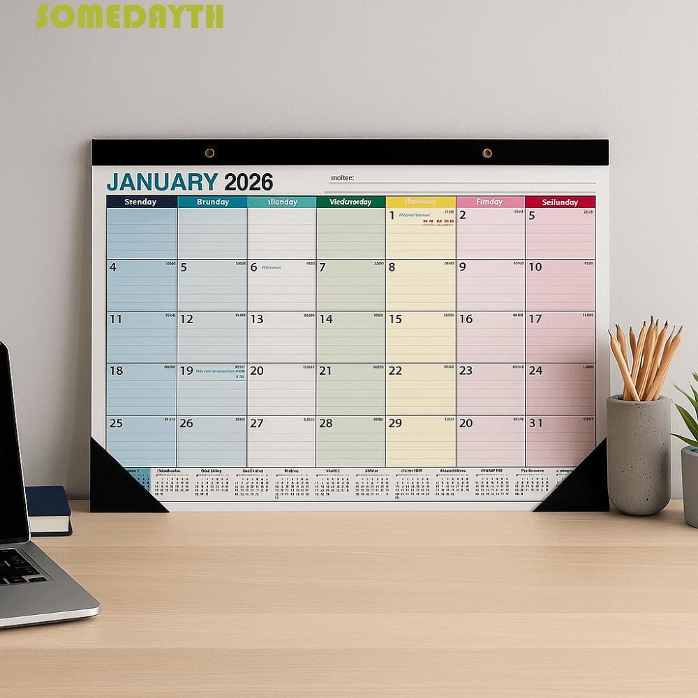 SOMEDAY Wall Calendar, กระดาษพรีเมี่ยมรายเดือนเค้าโครงปฏิทินแขวน, Wall ...