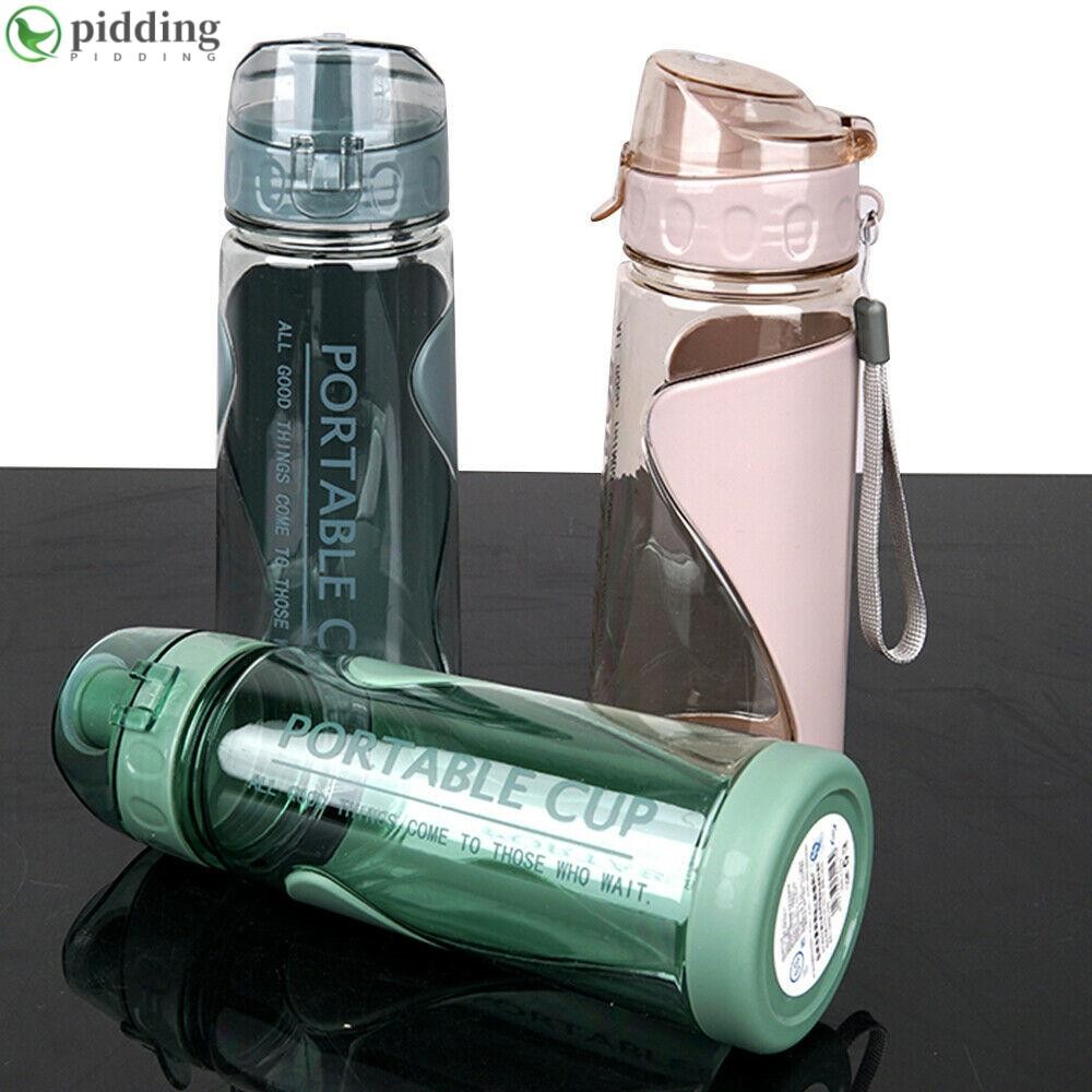 PIDDING 500ml ขวดน้ําสําหรับเล่นกีฬากลางแจ้งแบบพกพาเครื่องดื่มแก้ว ...