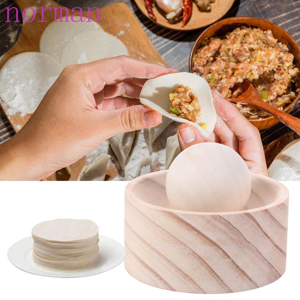 NORMAN Mochi Presser, ไม้ DIY Dumpling Skin Maker, Gadgets ครัวคู่มือทน ...