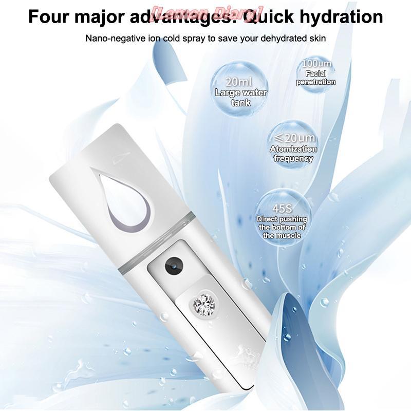 แอลดี| 20ml Face Steamer Air Humidifier Facial er NebulizerPortable ...