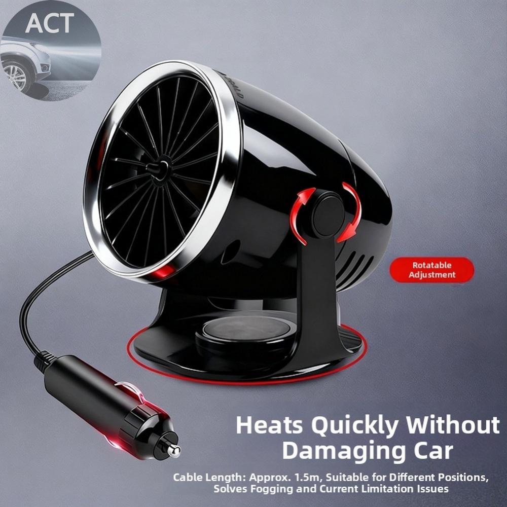 เครื่องทําความร้อนในรถยนต์ 12V Defogger Defogger Dual ใช้ลมร้อนอุ่น ...