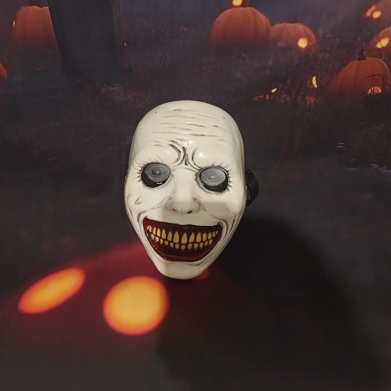 [Dew] สยองขวัญ Exorcist Smiling Face Demon Mask คอสเพลย์ Evil Creepy ...