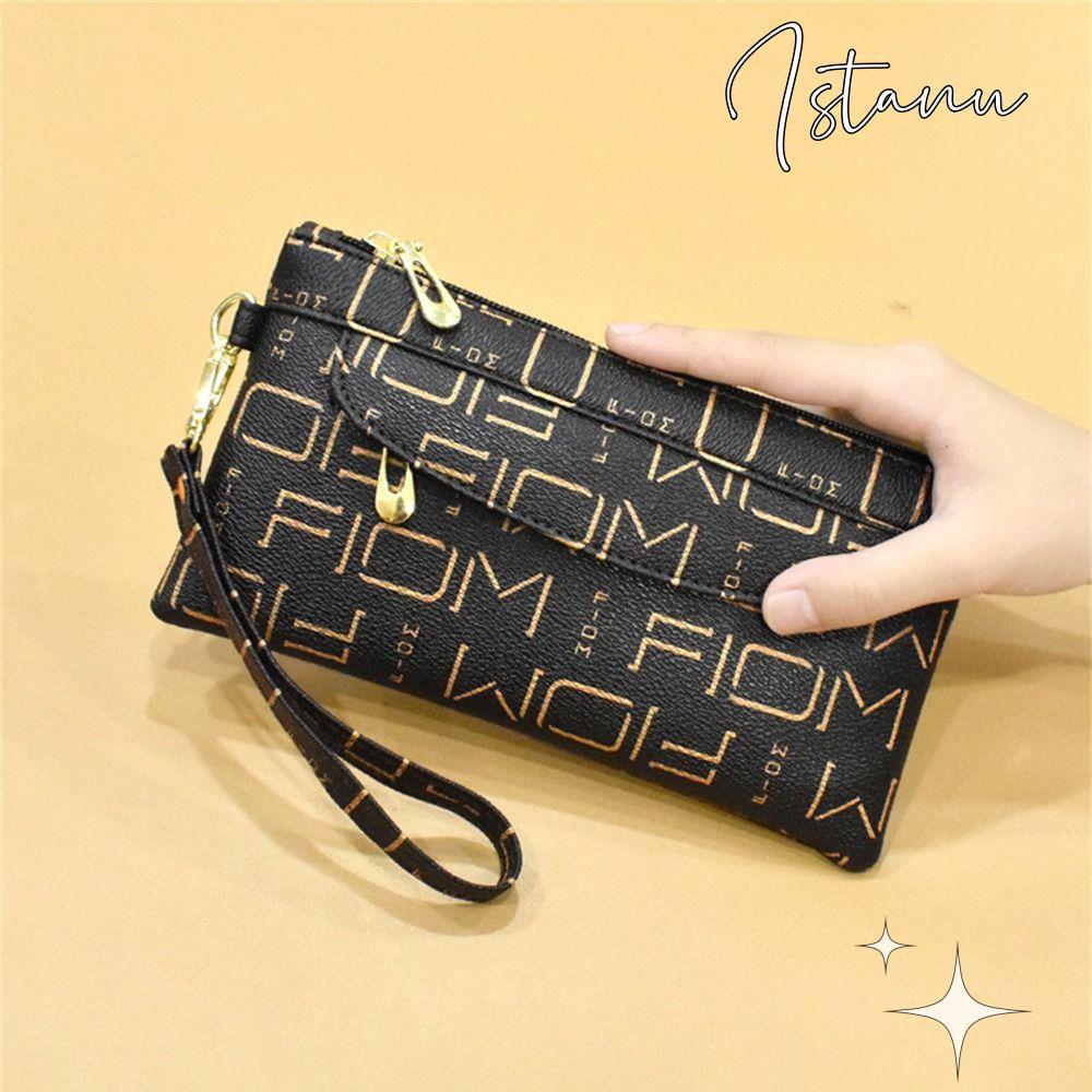 กระเป๋าใส่เหรียญและบัตร ISTANU หนัง PU ความจุมาก พร้อมช่องใส่โทรศัพท์ ...