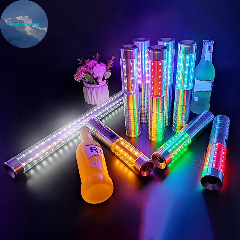 Warmwing 1pcs LED Strobe แชมเปญขวดไวน์บริการ Sparkler สําหรับ VIP ไนท์คลับ KTV Bar LED แฟลช ...