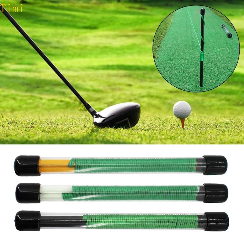 Timi Golf Alignment Sticks ไฟเบอร์กลาส Swing Putting String หมุดกอล์ฟ ...
