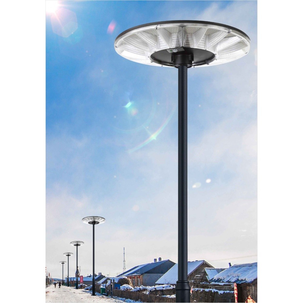 ShopKB EILON โคมไฟสนาม UFO โซลาร์เซลล์ พร้อมรีโมท 200W รุ่น ETYD-XHD43-200W แสงคูลไวท์ (เฉพาะตัว ...